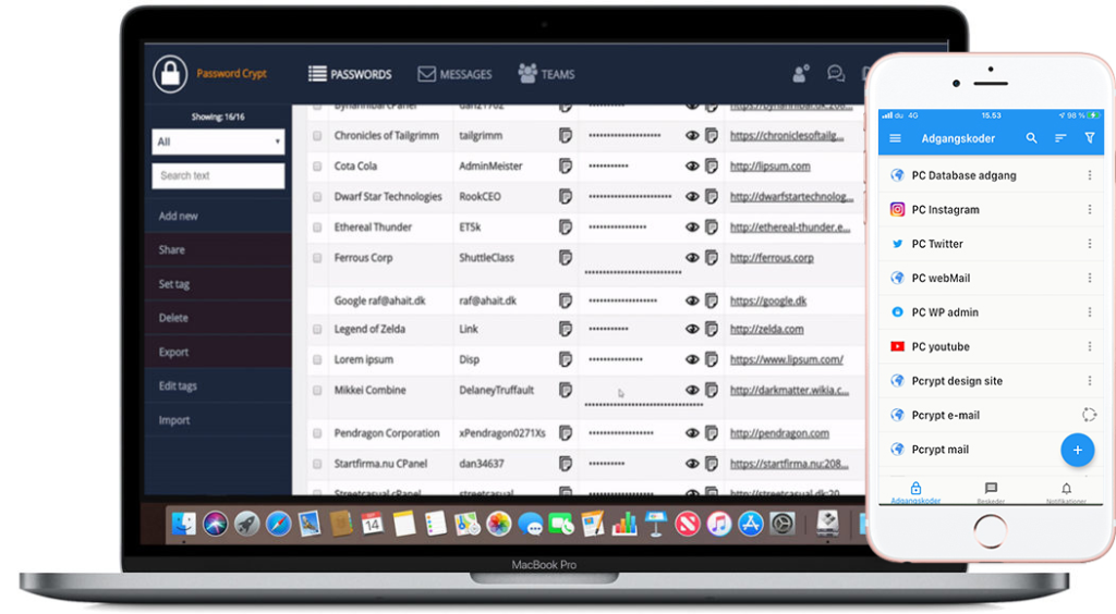 Password Crypt – Team Password Manager